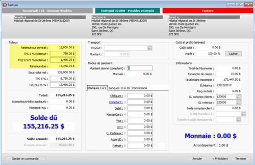 016 Retenues Sur Contrat